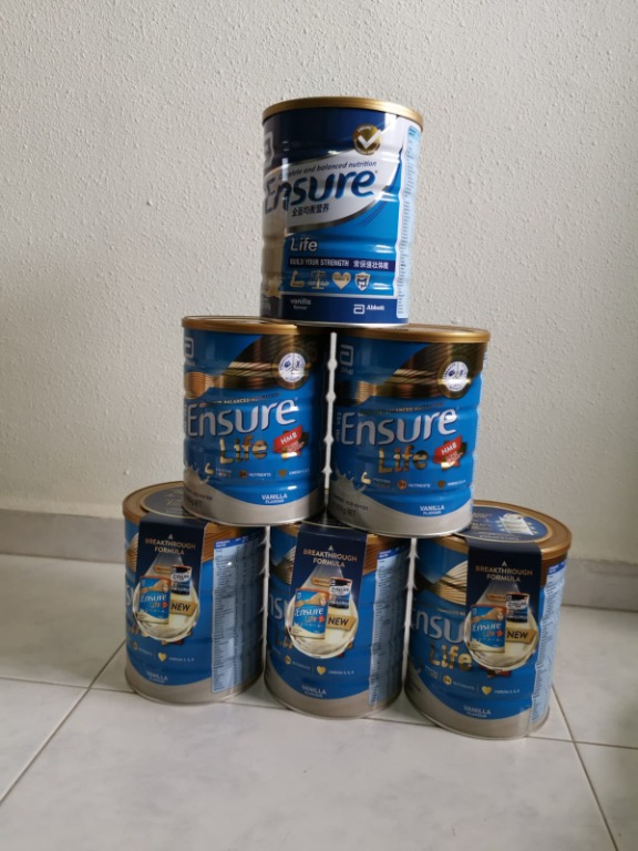 Ensure Life Powder 850g vanilla, Health & Nutrition, Health Supplements ...