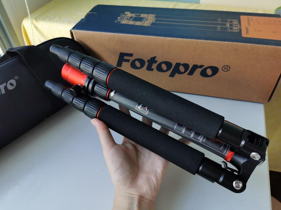 Fotopro Tripod Kit X-4C+FPH-42Q(O), Photography, Photography ...