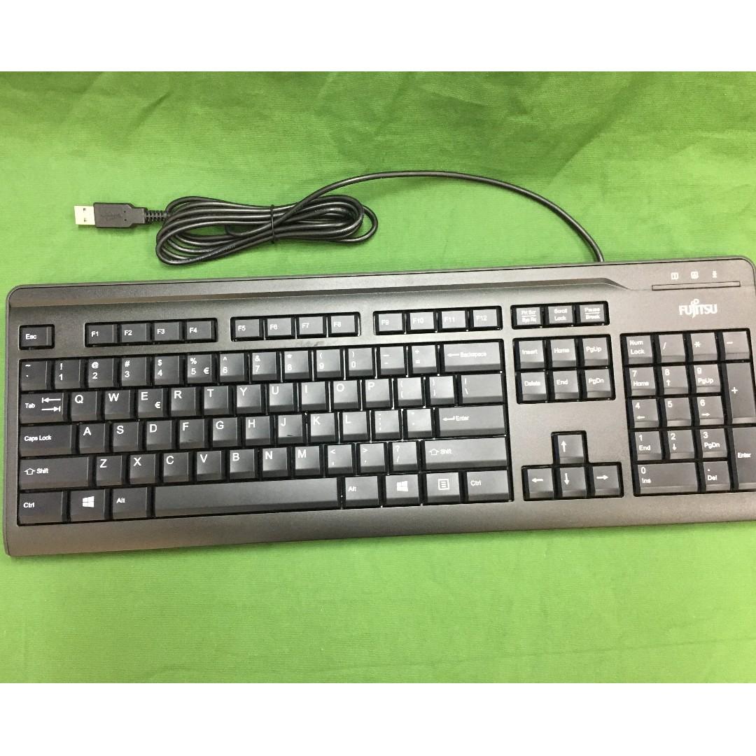 Brand new/fujitsu keyboard KB410 usb/全新高質量/高性能鍵盤, 電腦＆科技, 手提電腦 - Carousell