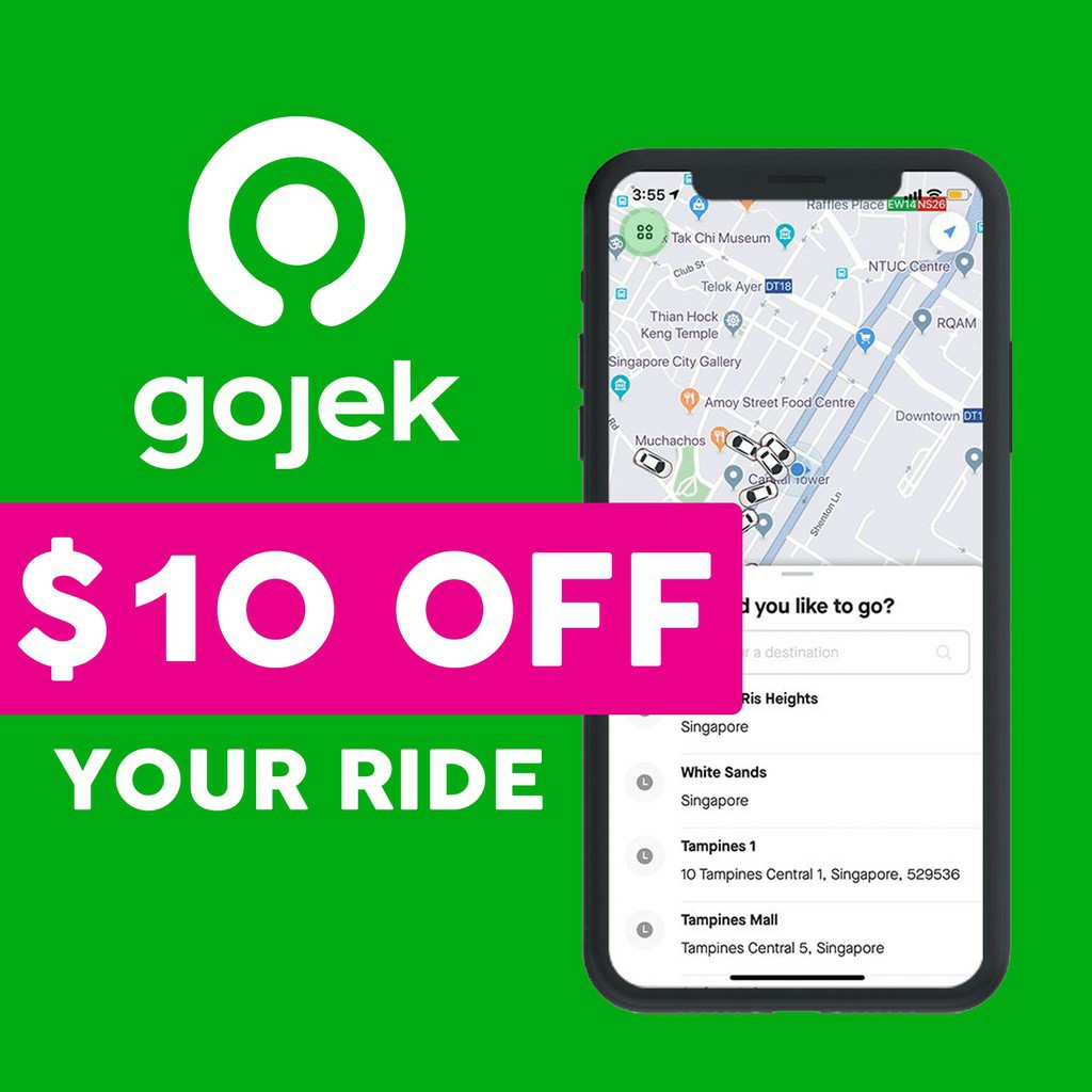 Gojek voucher $10 off for $8.50, Tickets & Vouchers, Vouchers on Carousell