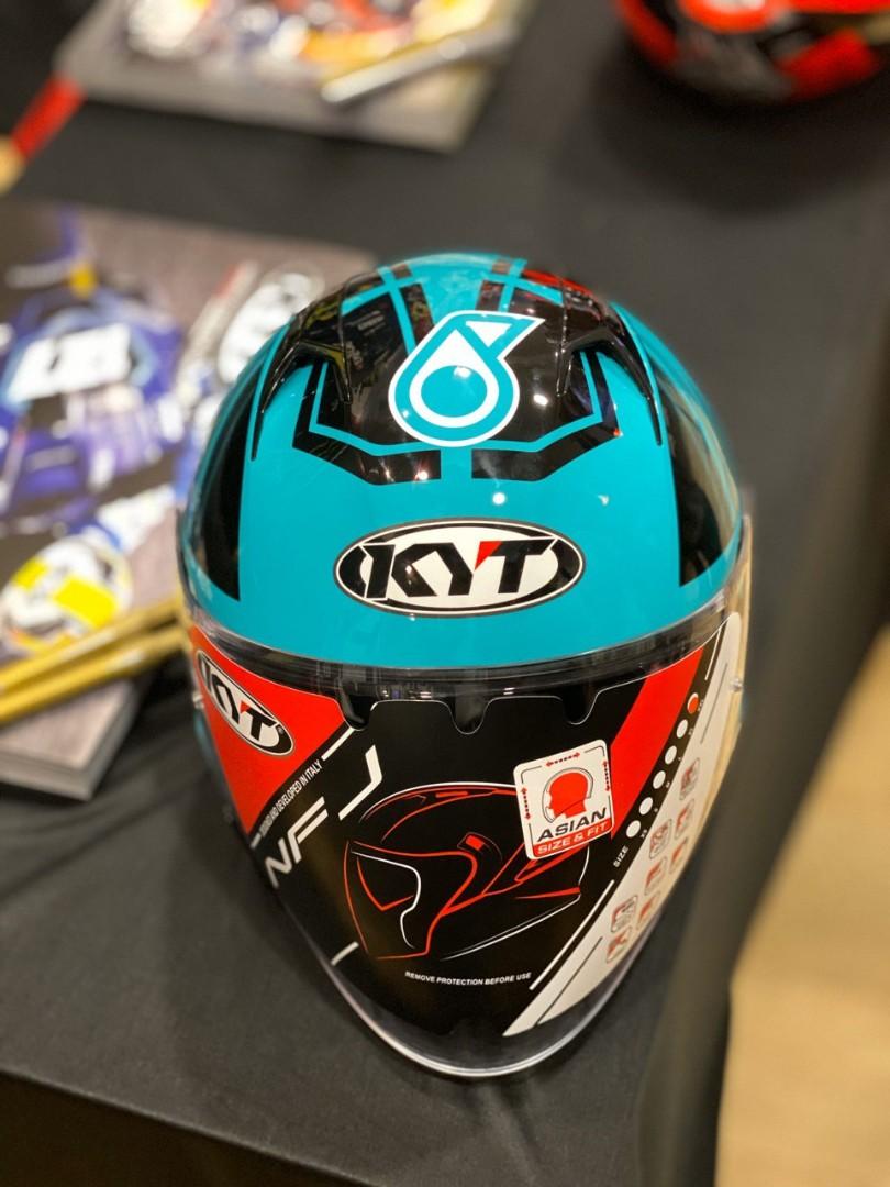 Helmet KYT NFJ Petronas Special Edition, Motorbikes on Carousell
