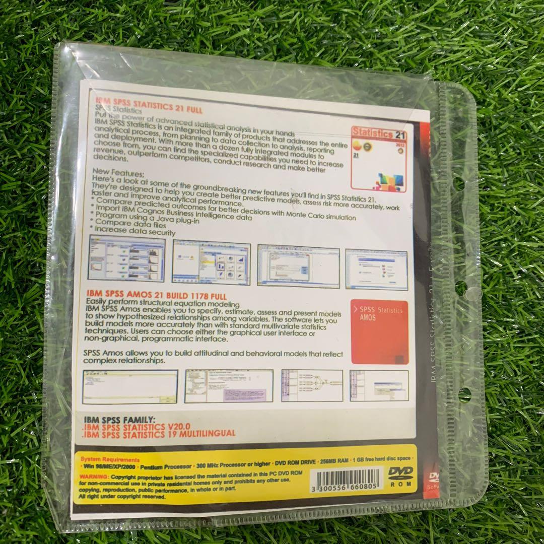 IBM SPSS Statistics 21, Hobbies & Toys, Music & Media, CDs & DVDs on Carousell