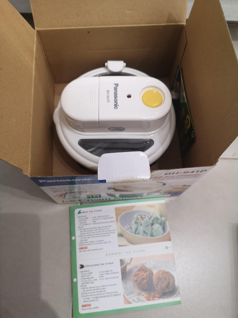 Ice cream maker Panasonic (new), TV & Home Appliances, Kitchen ...