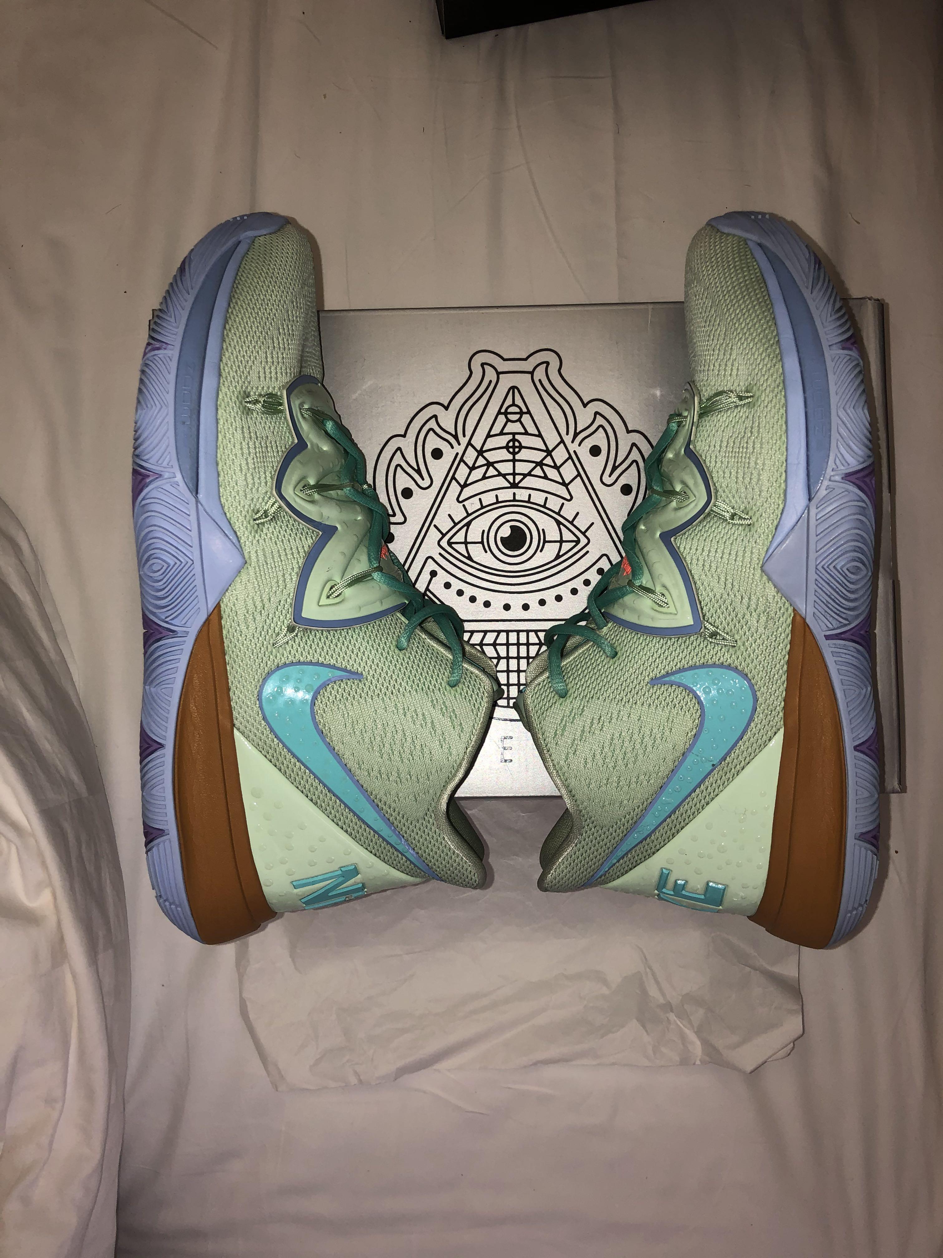 Kyrie 5 “Squidward”, 男裝, 鞋, 西裝鞋 - Carousell