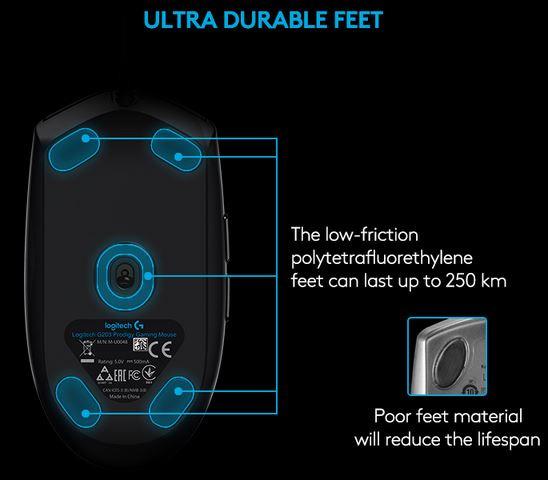 Logitech G103 Prodigy Programmable RGB Wired Gaming Mouse | $39 ...