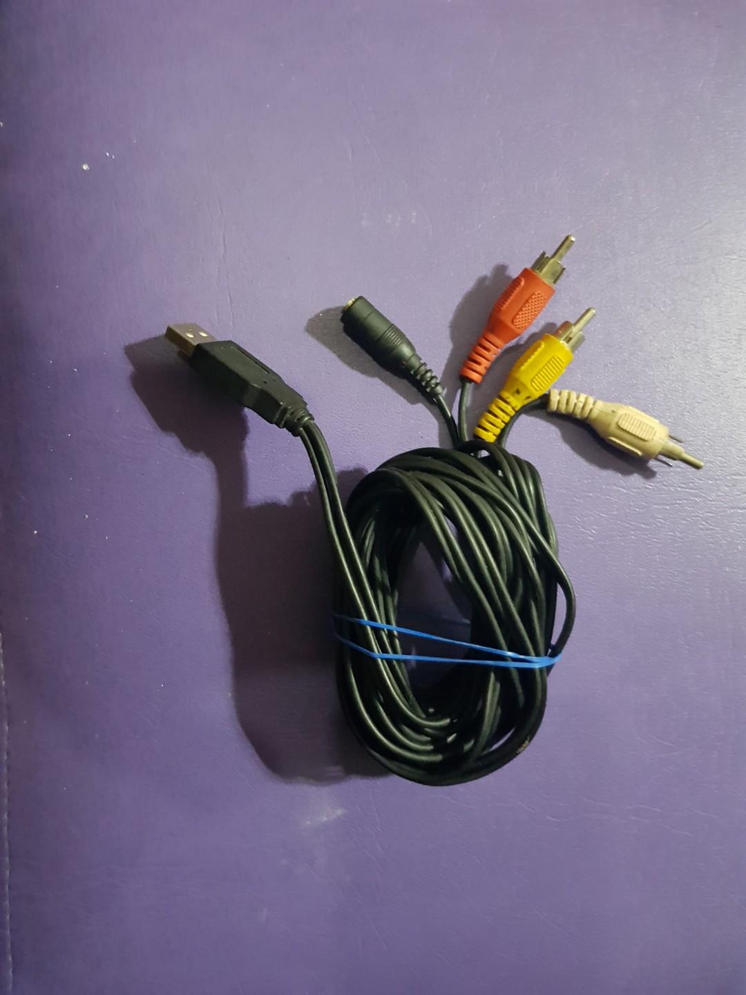 Portable Monitor AV Cable, Computers & Tech, Parts & Accessories ...