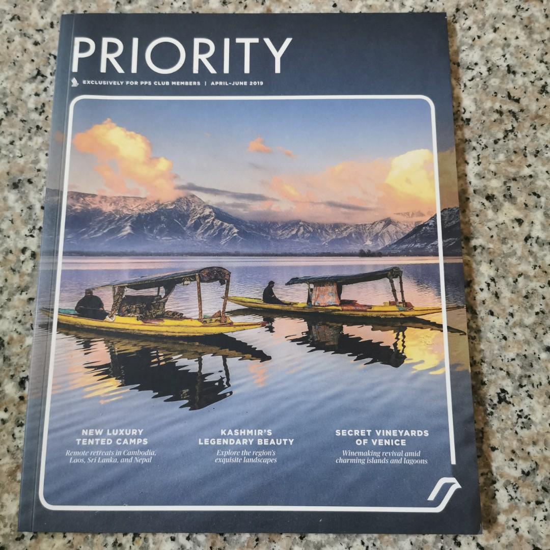 Priority pps singapore airlines magazine, Luxury, Accessories on Carousell