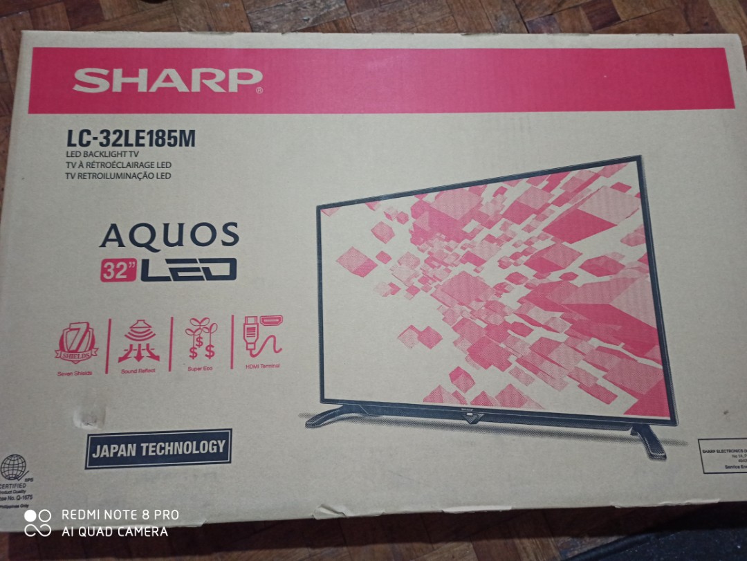 Sharp aquos 32 inch LED basic tv, TV & Home Appliances, TV ...