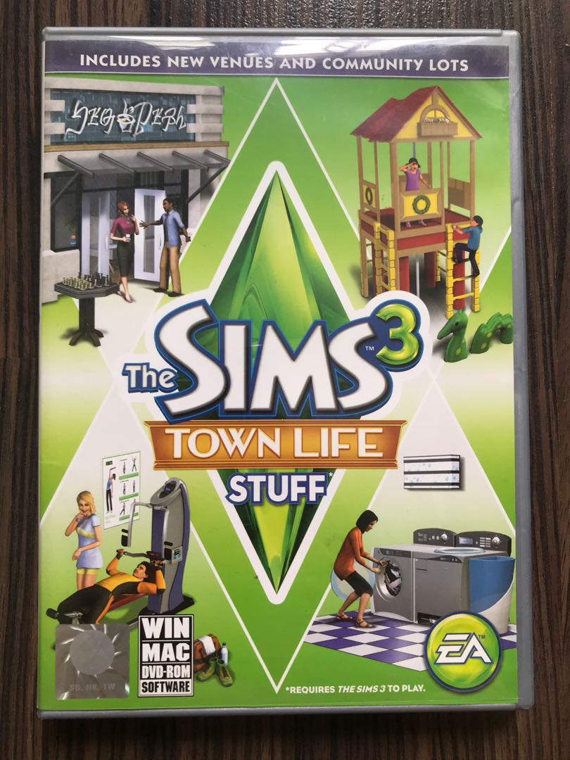 Sims 3 Town Life Stuff Pack, Hobbies & Toys, Toys & Games on Carousell