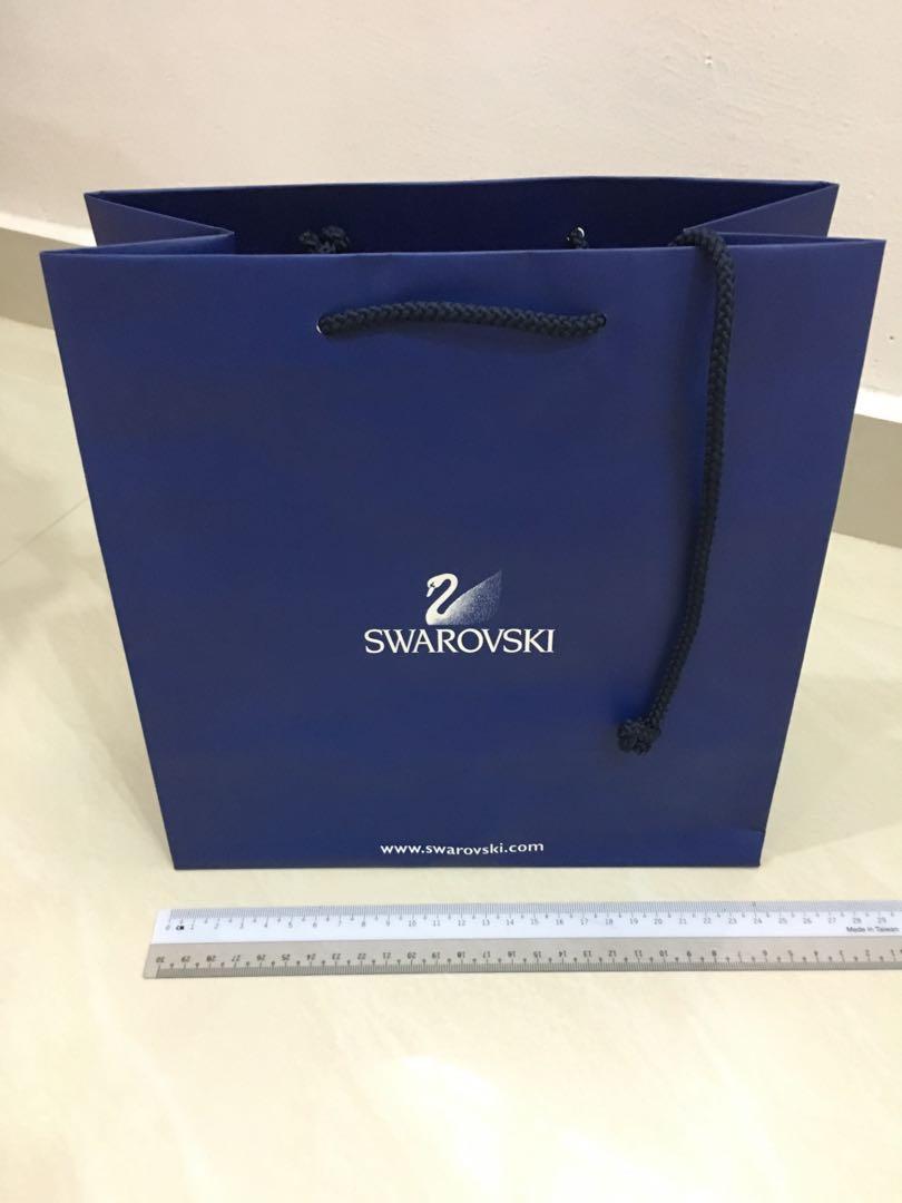 Swarovski Paper Bag, Luxury, Accessories on Carousell