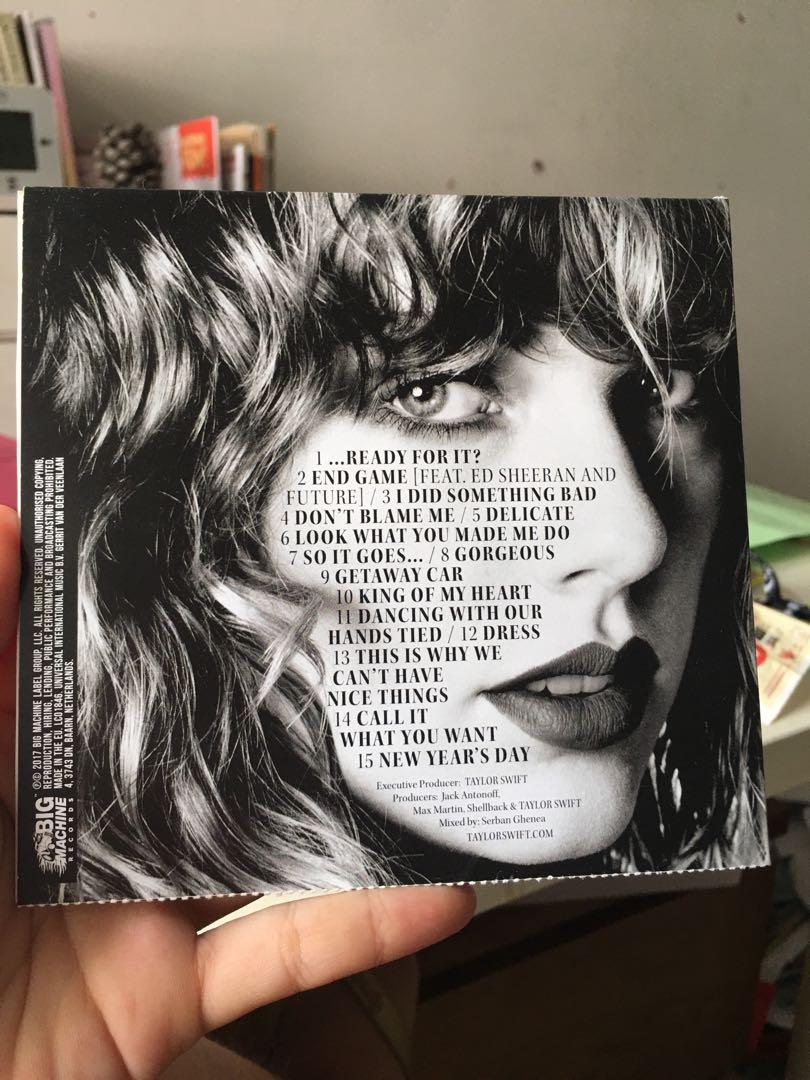 taylor swift reputation cd + posters, Music & Media, CDs, DVDs & Other ...