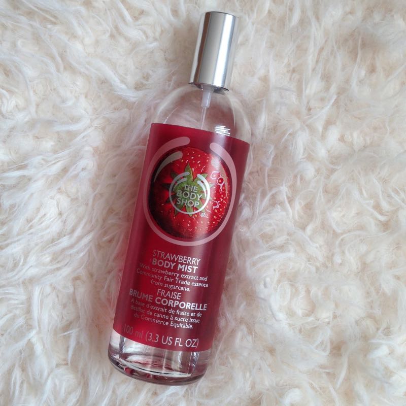 The Body Shop Strawberry Body Mist, Beauty & Personal Care, Bath & Body ...