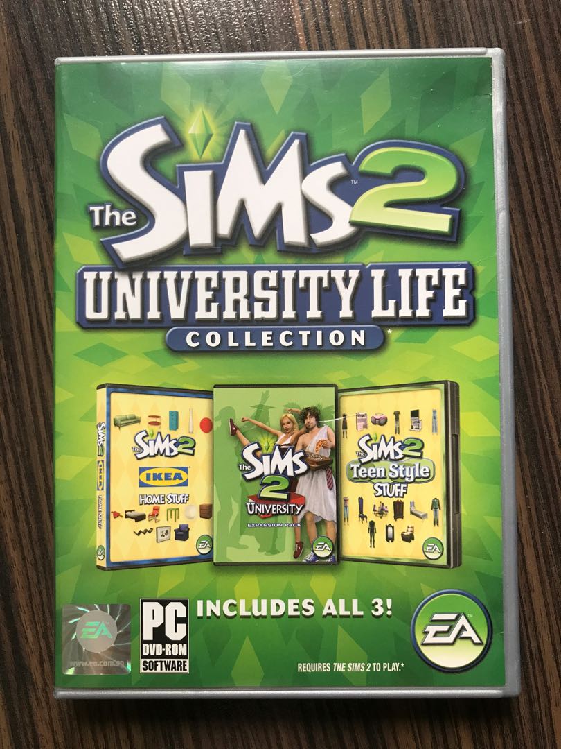 The Sims 2 University Life and IKEA Stuff pack, Toys & Games, Video ...