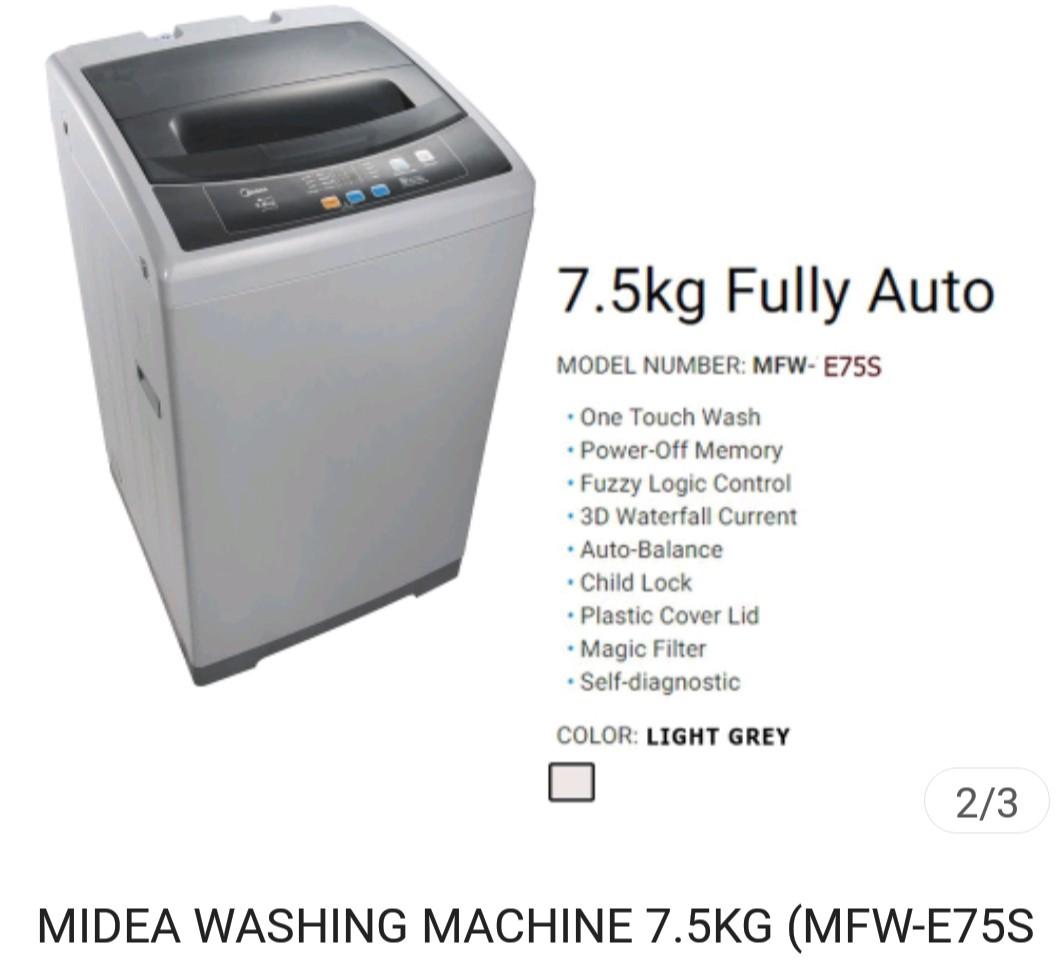 Washing machine 7.5kg, TV & Home Appliances, Washing Machines and ...