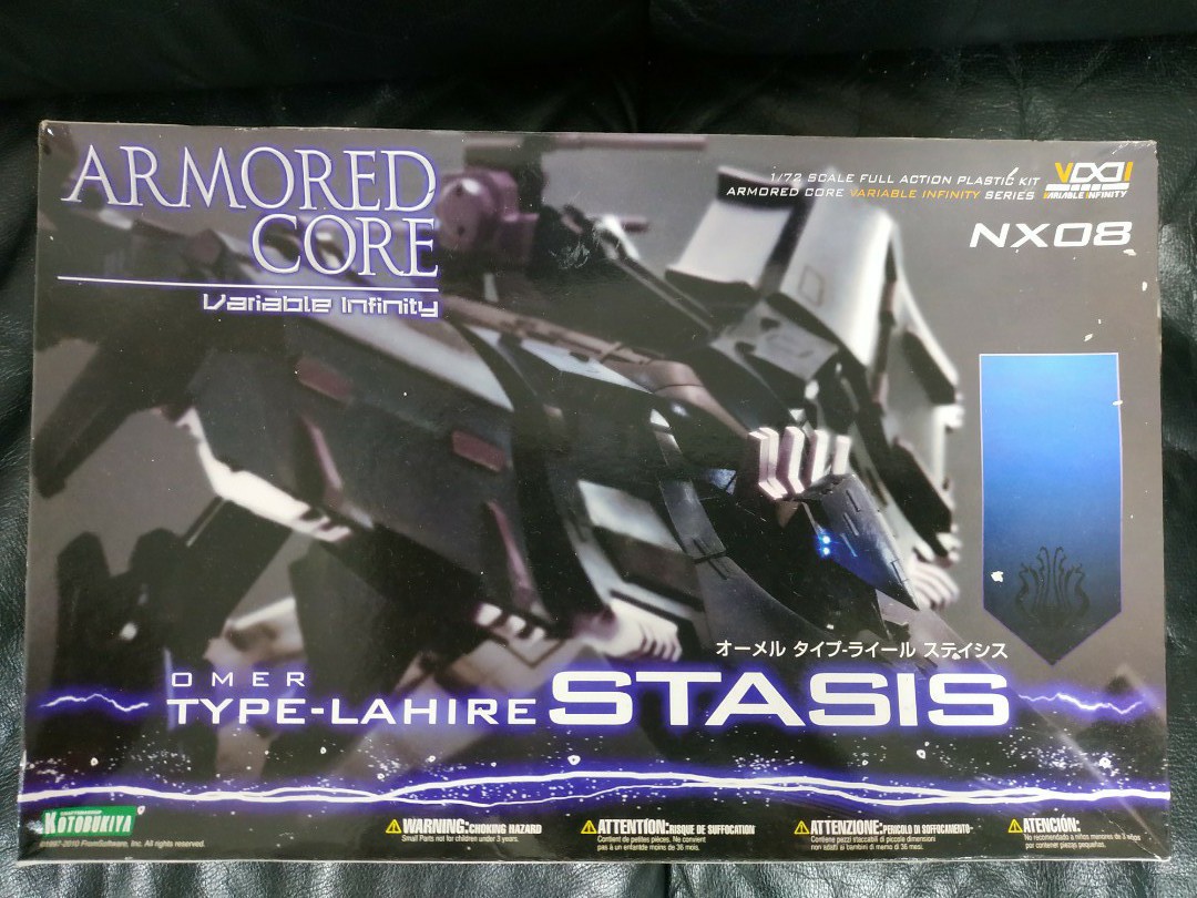 ARMORED CORE NX-08 OMER TYPE LAHIRE STASIS 1/72 Kotobukiya, Hobbies ...