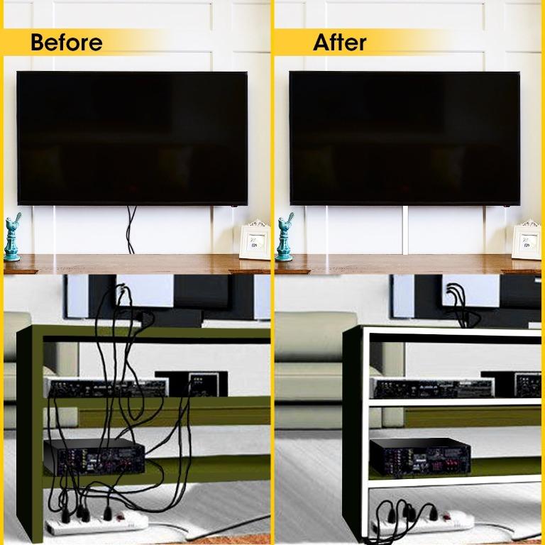 Cable Raceway Kit, Stageek Cable Management System Kit Open Slot Wiring ...