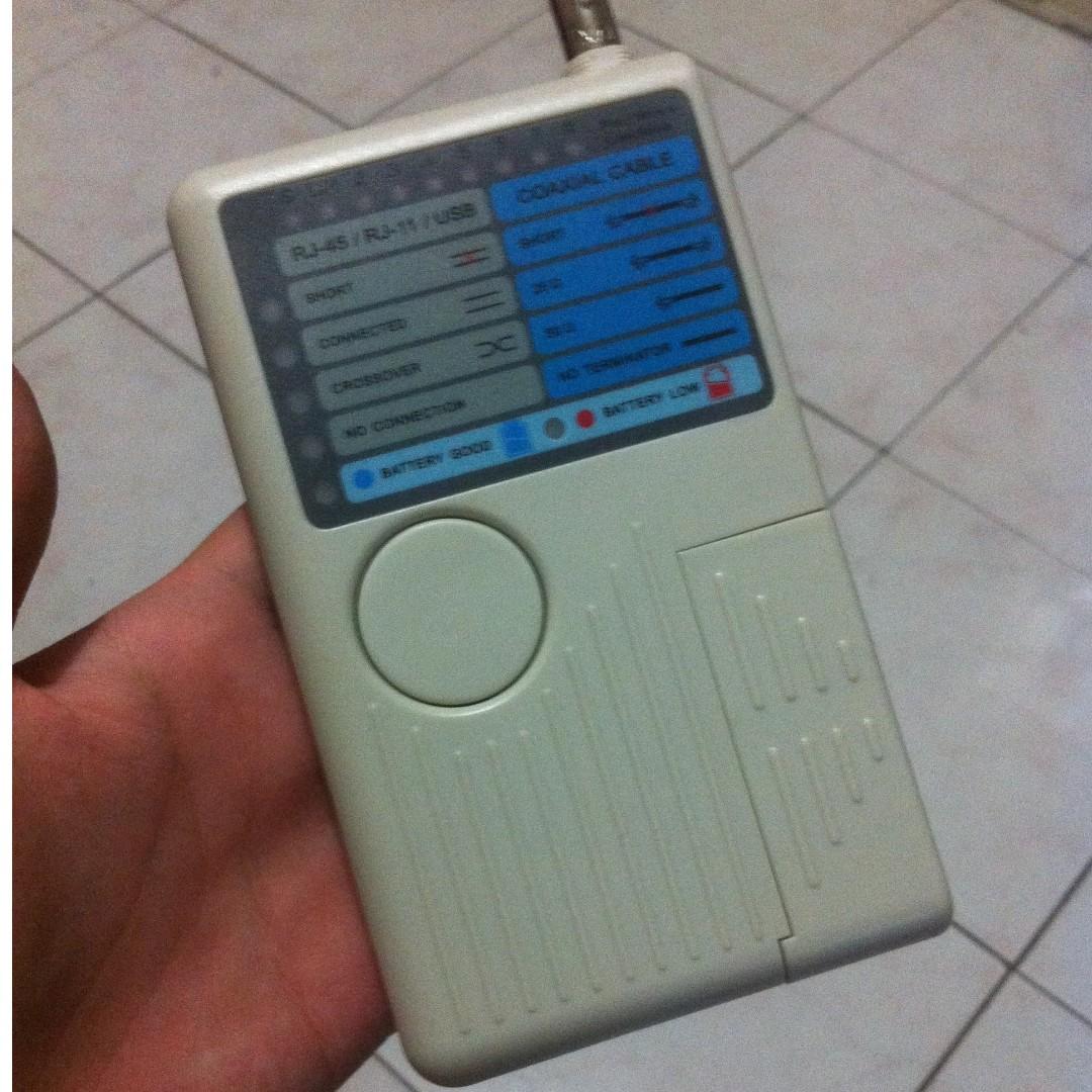 Docooler 4-in-1 Network Cable Tester Remote RJ11 RJ45 USB BNC LAN Cat5 ...