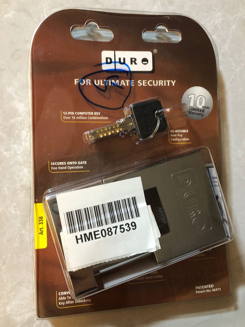 Duro Lock (Art.338), Furniture & Home Living, Furniture, Other Home ...