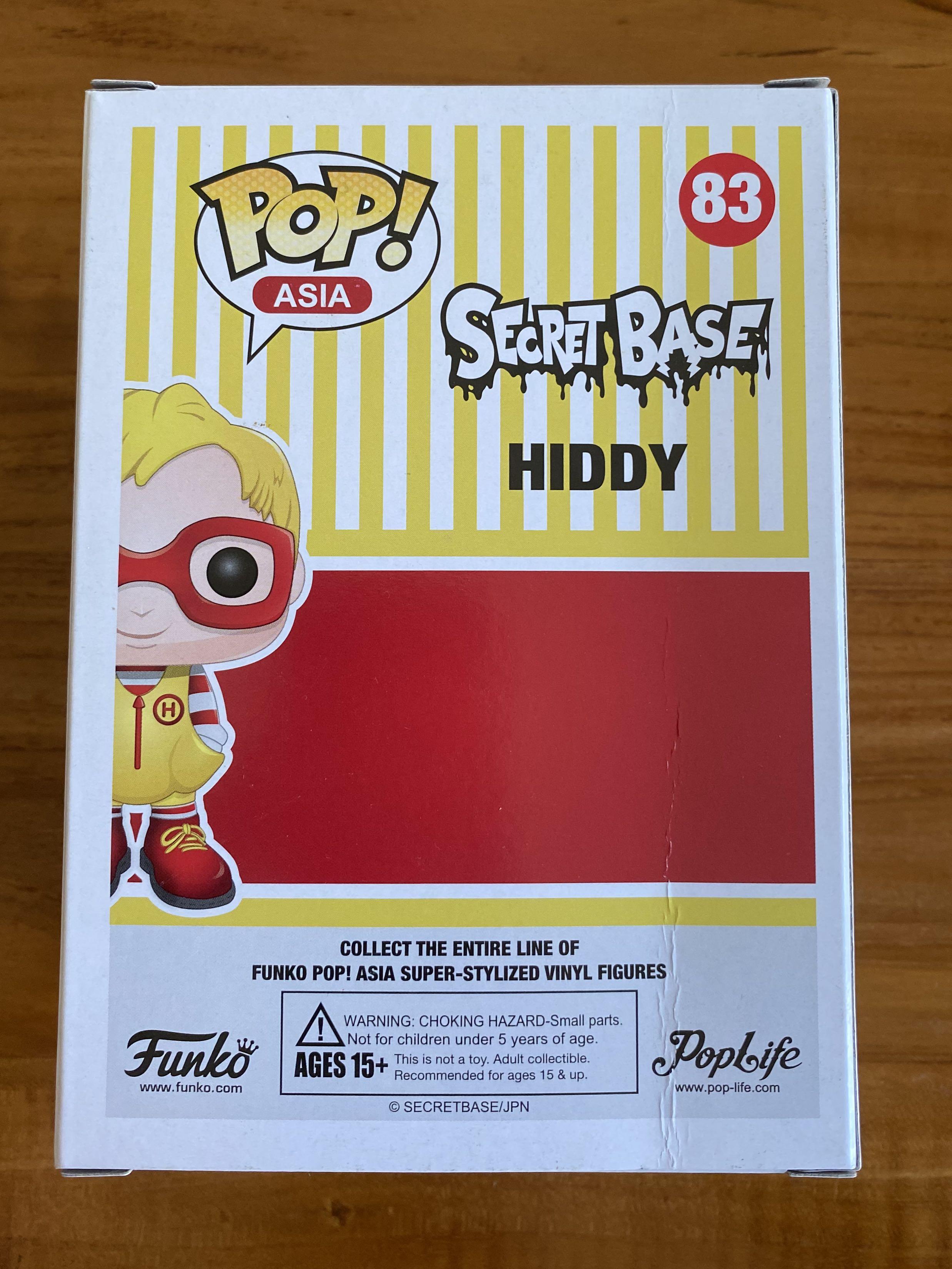 Funko POP Hiddy (Secret Base), Hobbies & Toys, Toys & Games on Carousell