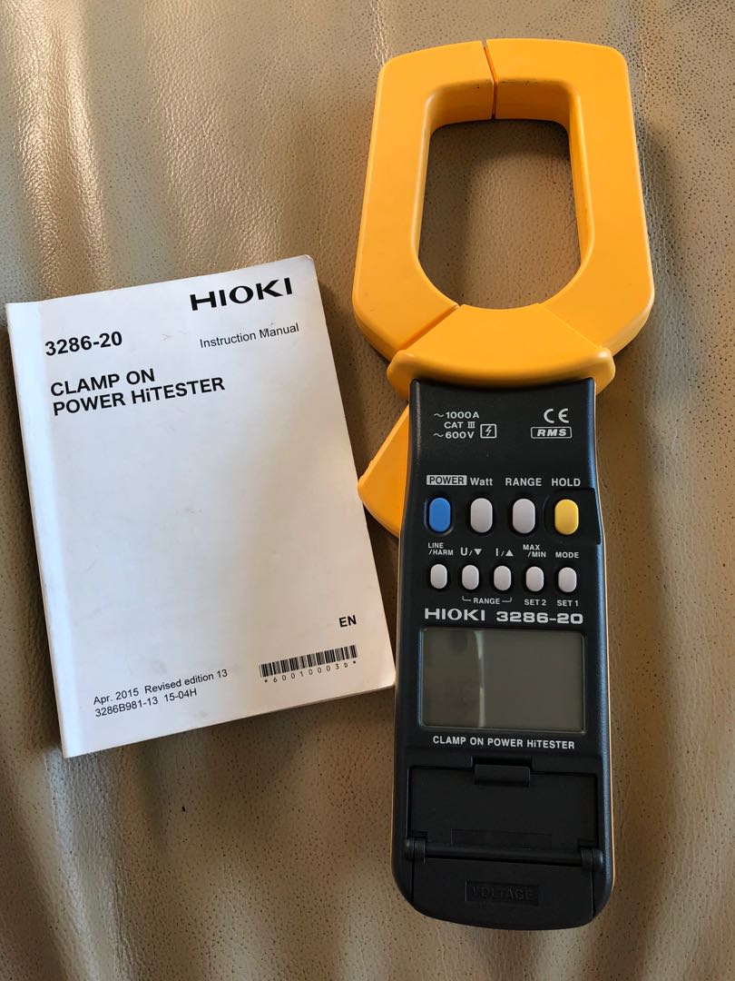 HIOKI 3286-20 Clamp on Power Tester, Everything Else on Carousell