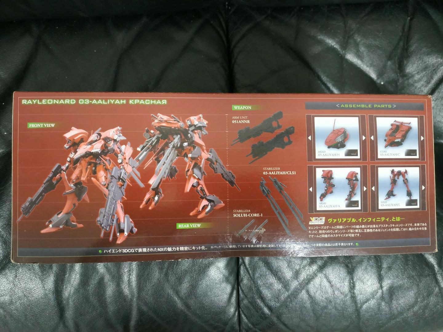 KOTOBUKIYA ARMORED CORE NX01 03-AALIYAH KPACHAR Ver 1/72 Plastic Model ...
