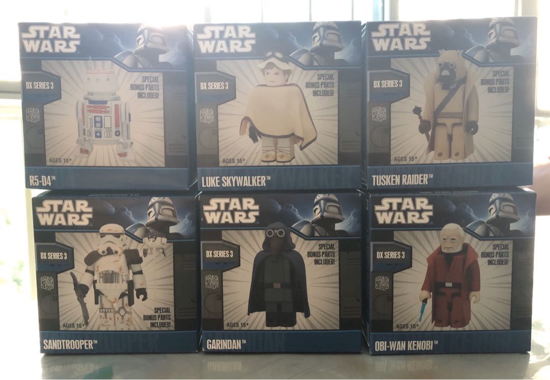 Kubrick Star Wars DX Series 3 with Luke Skywalker (New), Hobbies & Toys ...