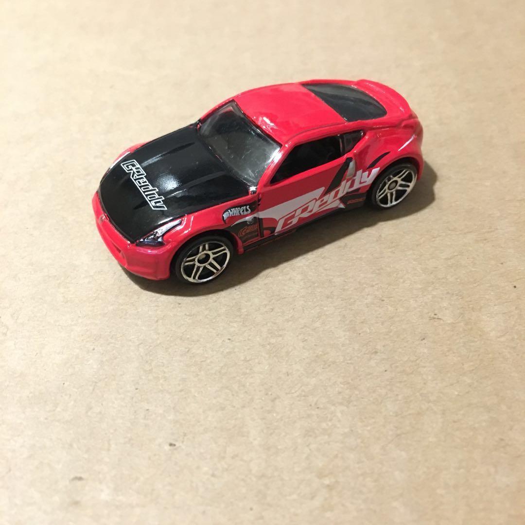 Loose Hot wheels Nissan Fairlady 370z Greddy Red, Hobbies & Toys, Toys ...