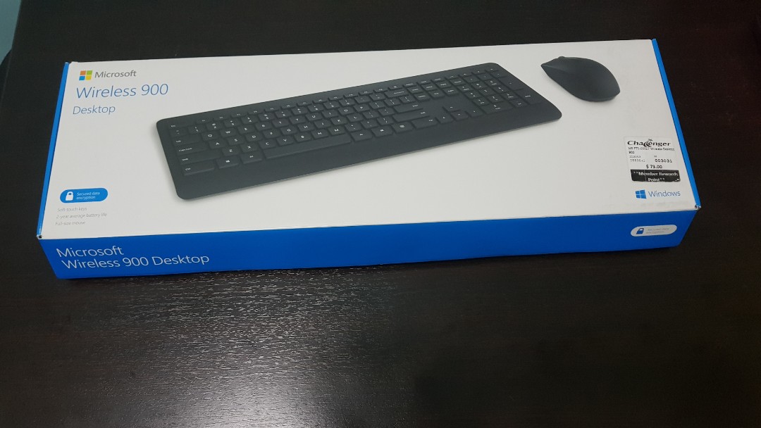 Microsoft wireless 900 desktop combo (Mouse + Keyboard), Electronics ...