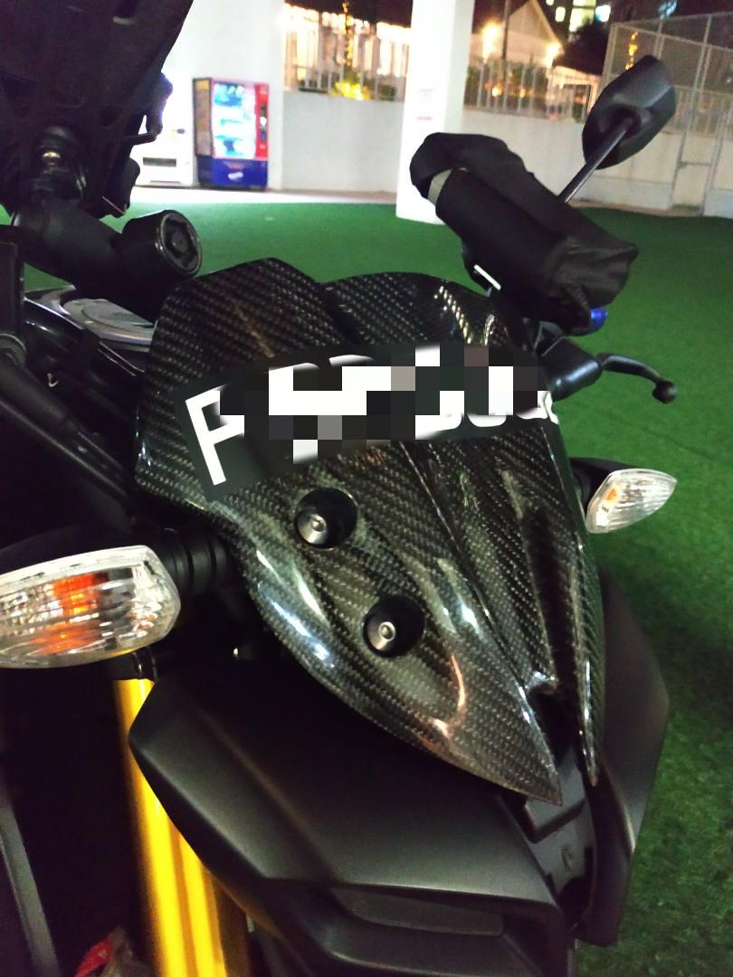 [MT15] Windshield MT 15, Motorcycles, Motorcycle Accessories on Carousell