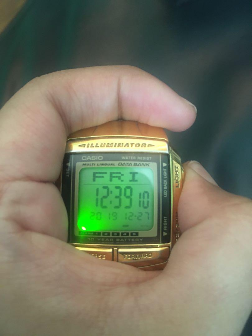 Original casio illuminator gold plated watch, Women's Fashion, Watches ...