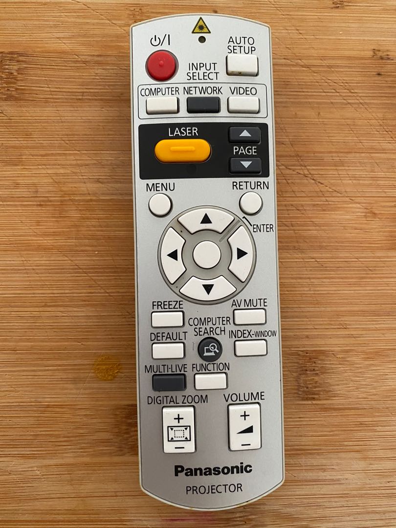 Panasonic Projector remote controller, TV & Home Appliances, TV ...