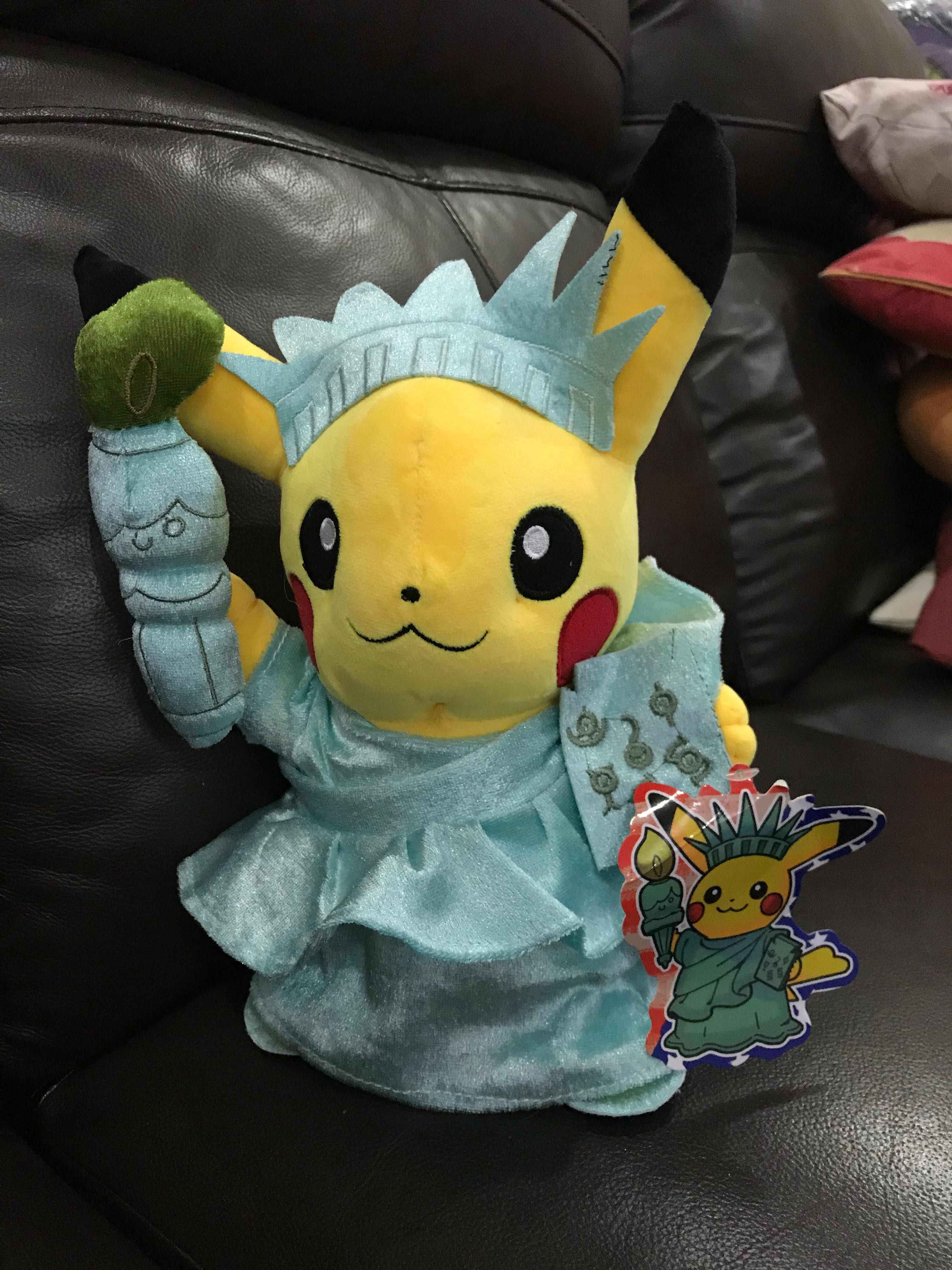 Pikachu as Statue of Liberty, Hobbies & Toys, Toys & Games on Carousell