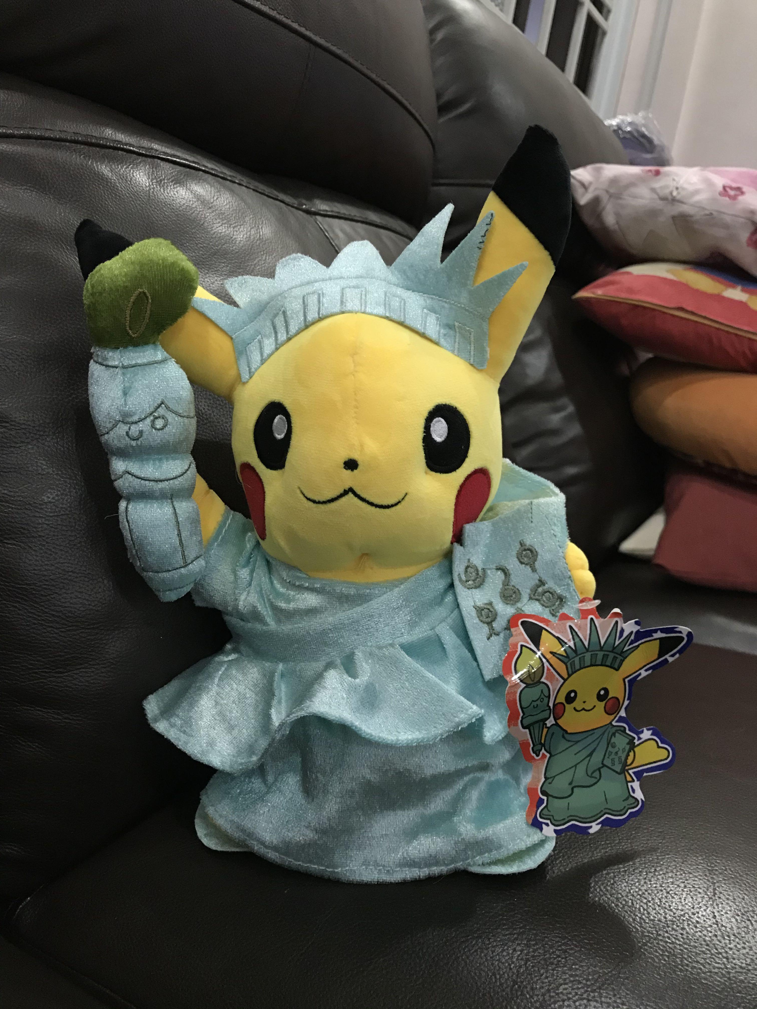 Pikachu as Statue of Liberty, Hobbies & Toys, Toys & Games on Carousell