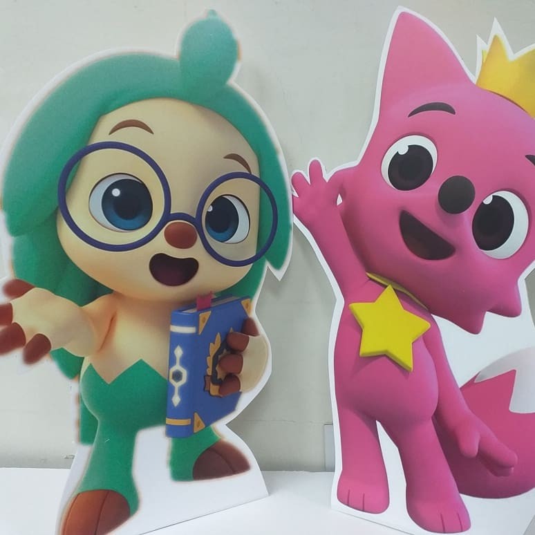 Pink fong & friends standees, Hobbies & Toys, Stationery & Craft ...