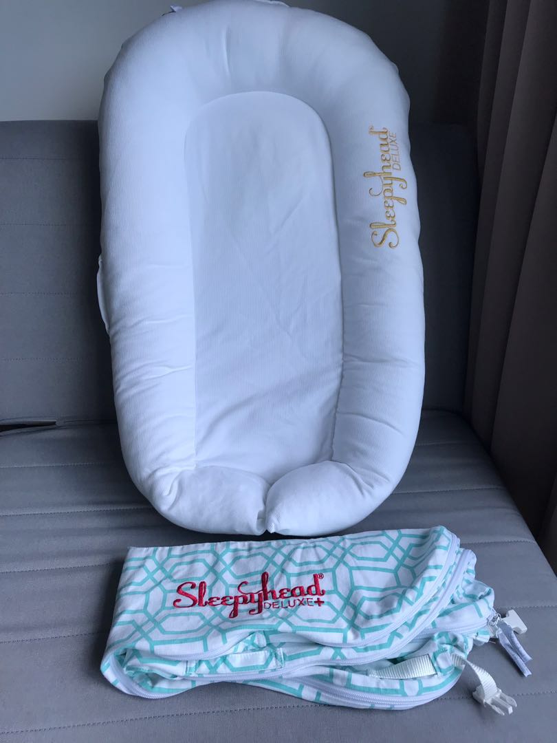 Sleephead Deluxe with extra cover, Babies & Kids, Cots & Cribs on Carousell