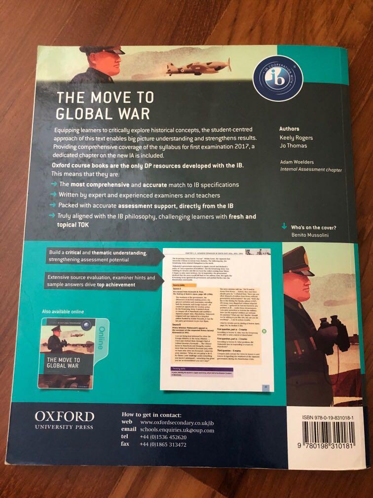 The Move to Global War IB history textbook, Hobbies & Toys, Books ...
