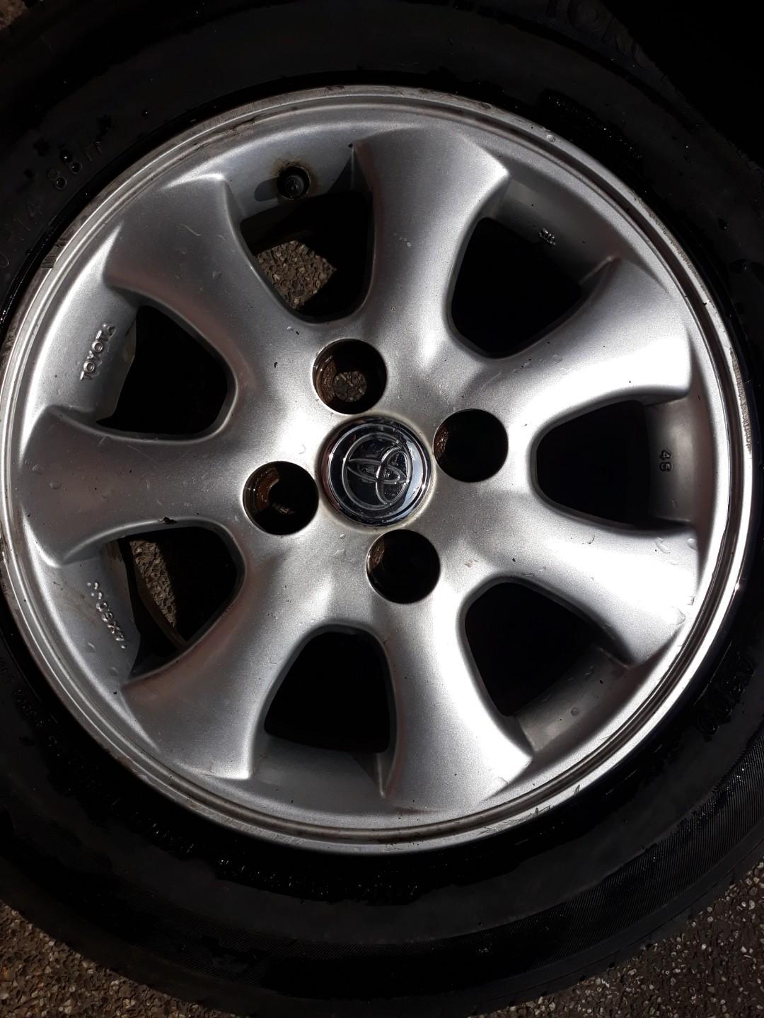 Toyota Corolla Altis 14" rims or mags WITH tires, Car Parts ...