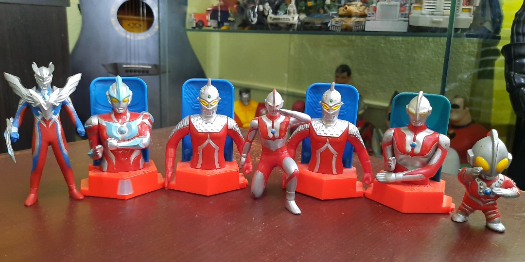 Ultraman Toy Figures Set, Hobbies & Toys, Toys & Games on Carousell