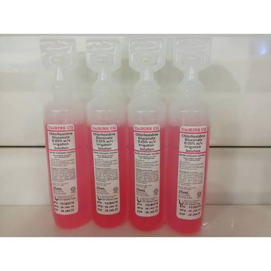 UniRINS CG chlorhexidine gluconate 0.05% w/v irrigation solution ...