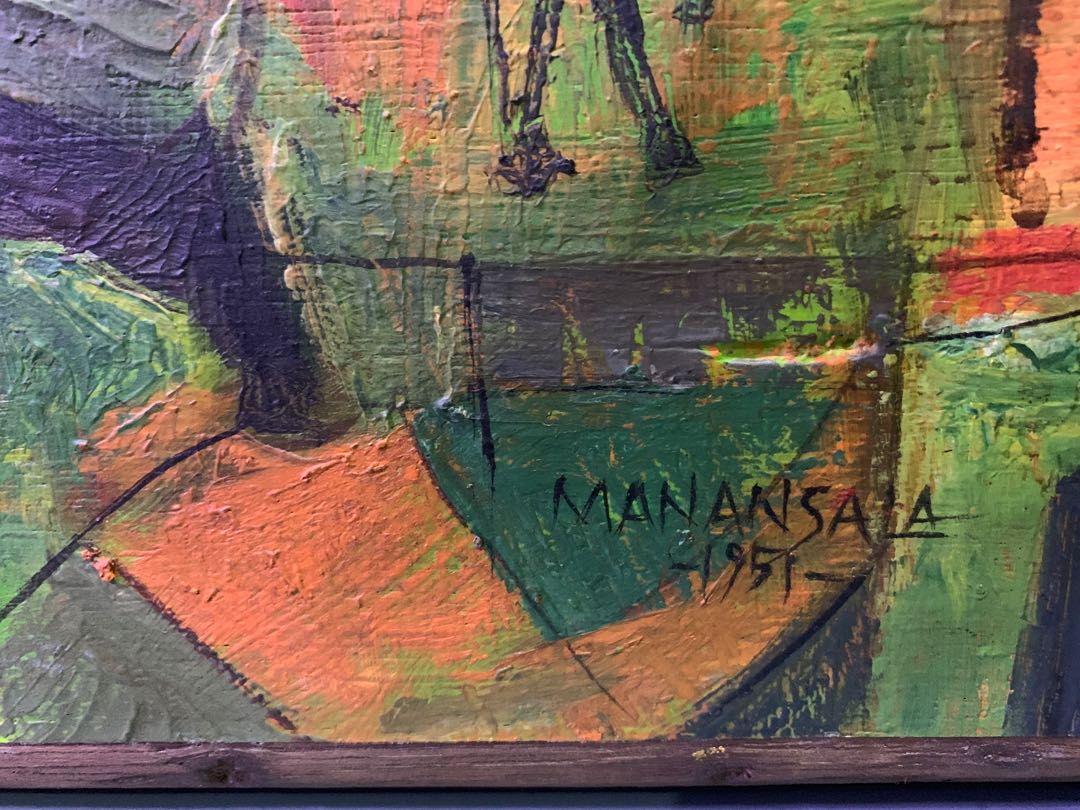 Vicente Manansala oil on wood painting, Hobbies & Toys, Stationary ...
