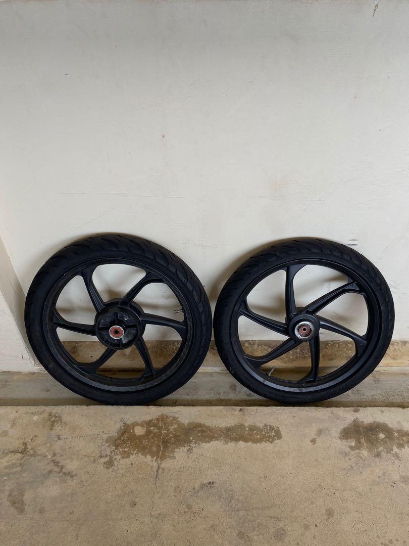 Yamaha Spark Rims Enam Batang, Motorcycles, Motorcycle Accessories on ...