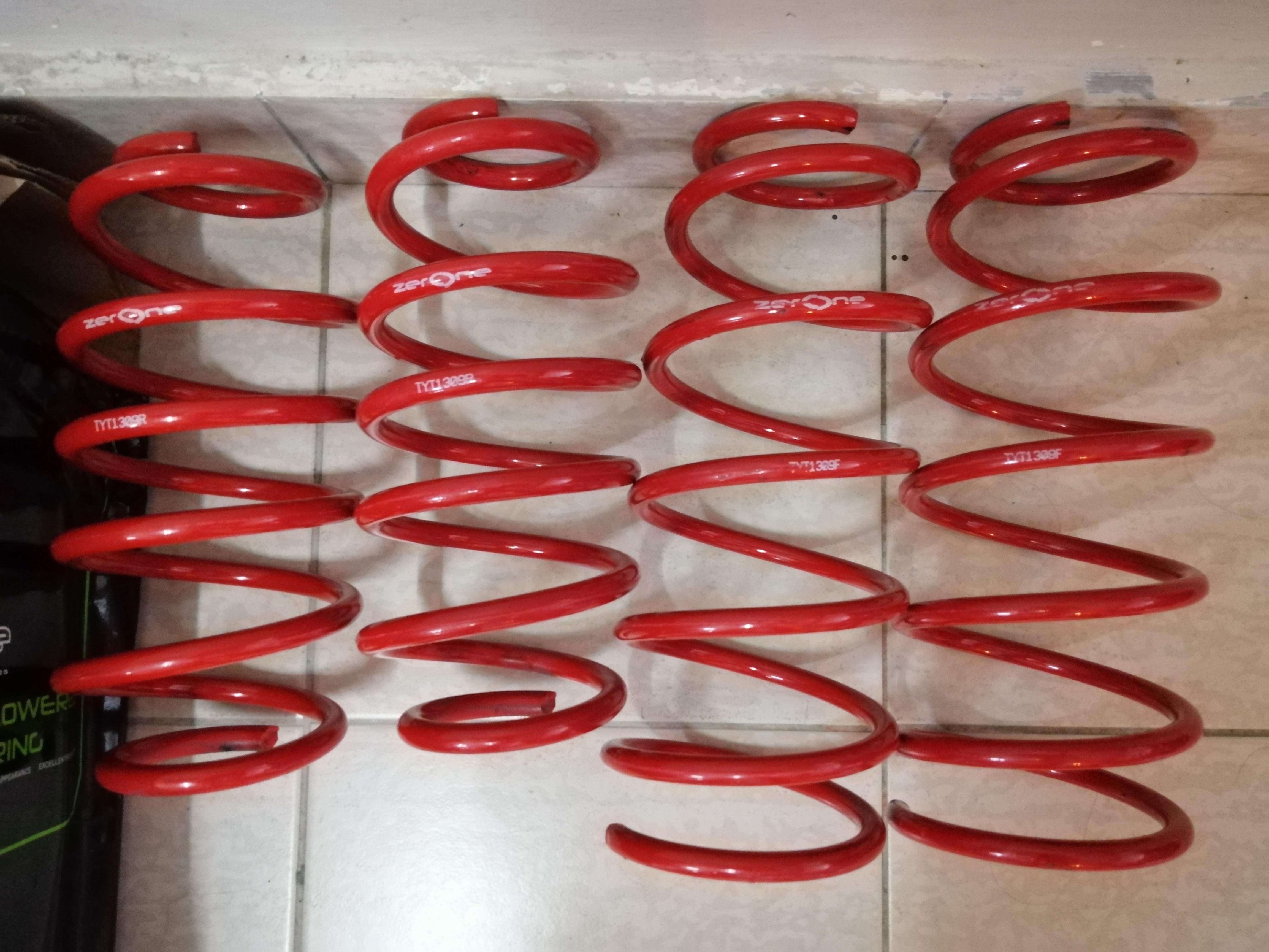 Zerone Sport Lowered Coil Spring for Toyota Vios NCP150, Auto ...