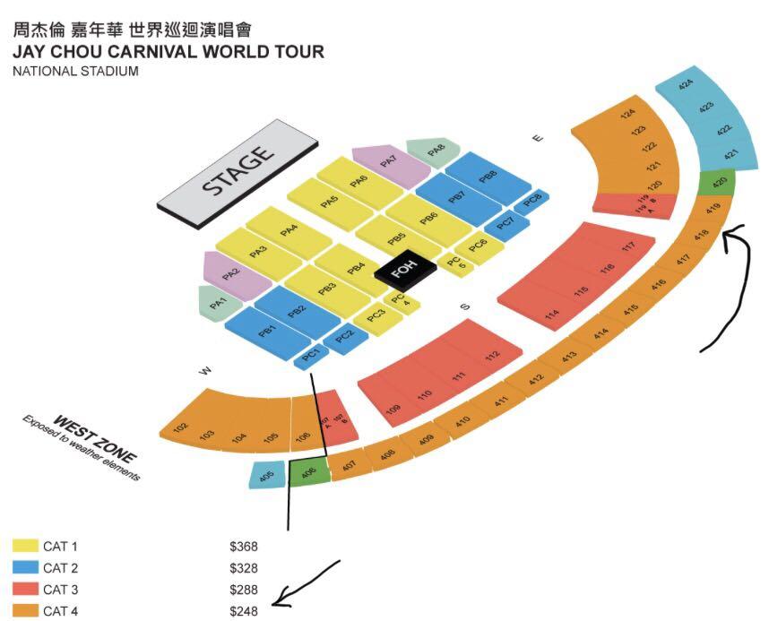 All New Jay Chou Concert World Tour Singapore, Tickets & Vouchers ...