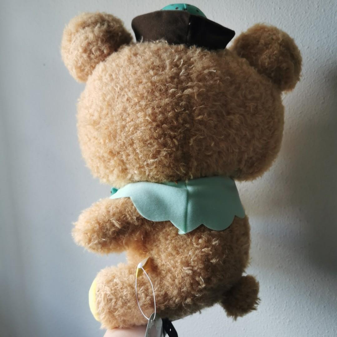 Authentic Rilakkuma Plush (Brown) in Choco Mint Cape, Hobbies & Toys ...