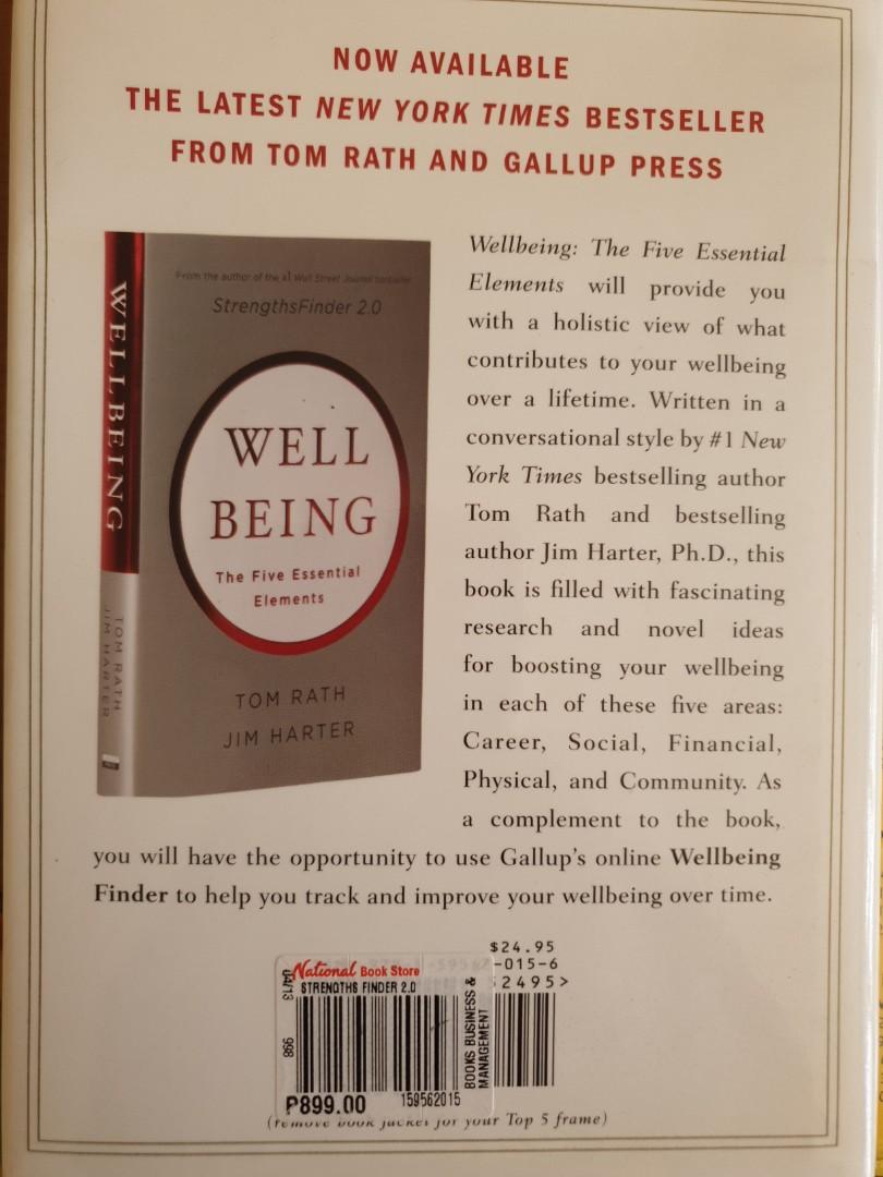 BOOK: Strength Finder by Tom Rath, Hobbies & Toys, Books & Magazines ...