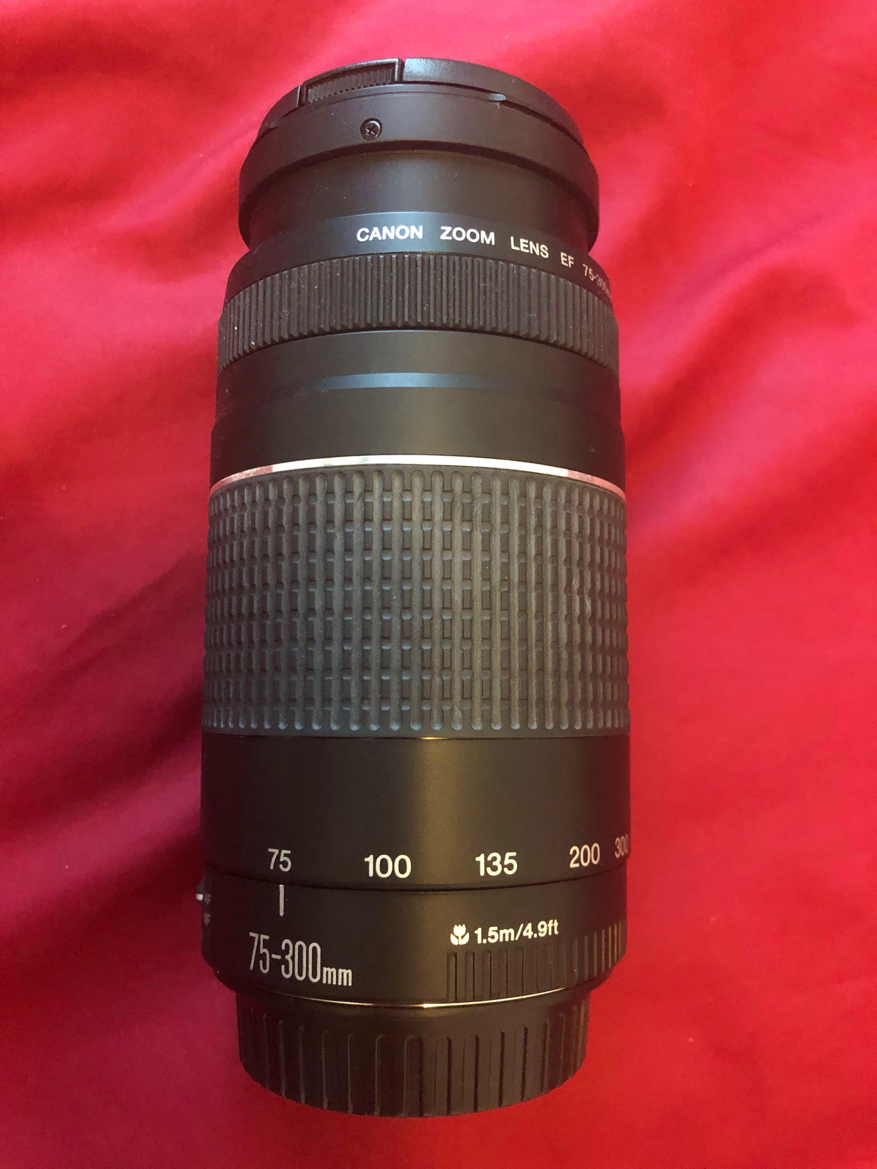 Canon EF 75-300mm Camera lens Made in Japan, Photography, Lens & Kits ...