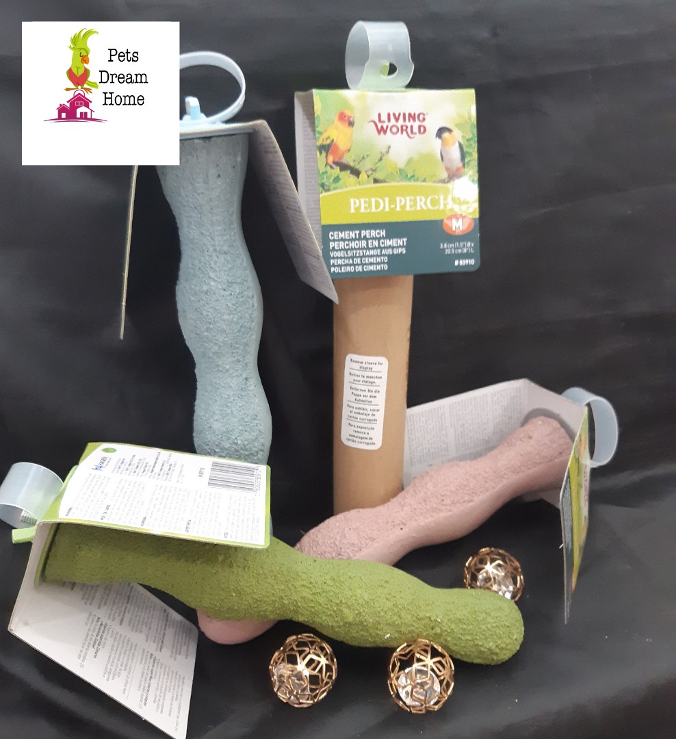 Cement Perch, Pet Supplies, For Birds, Bird Accessories on Carousell