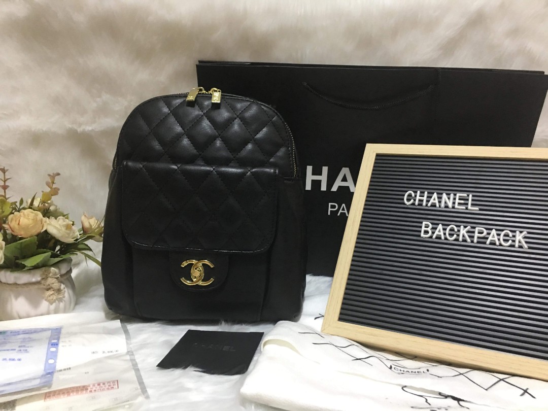 Ch Backpack, Luxury, Bags & Wallets on Carousell