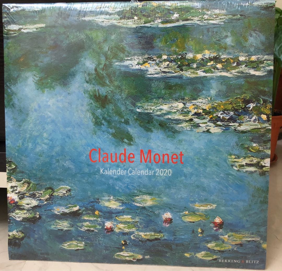 Claude Monet Calendar 2020, Hobbies & Toys, Stationery & Craft, Art ...