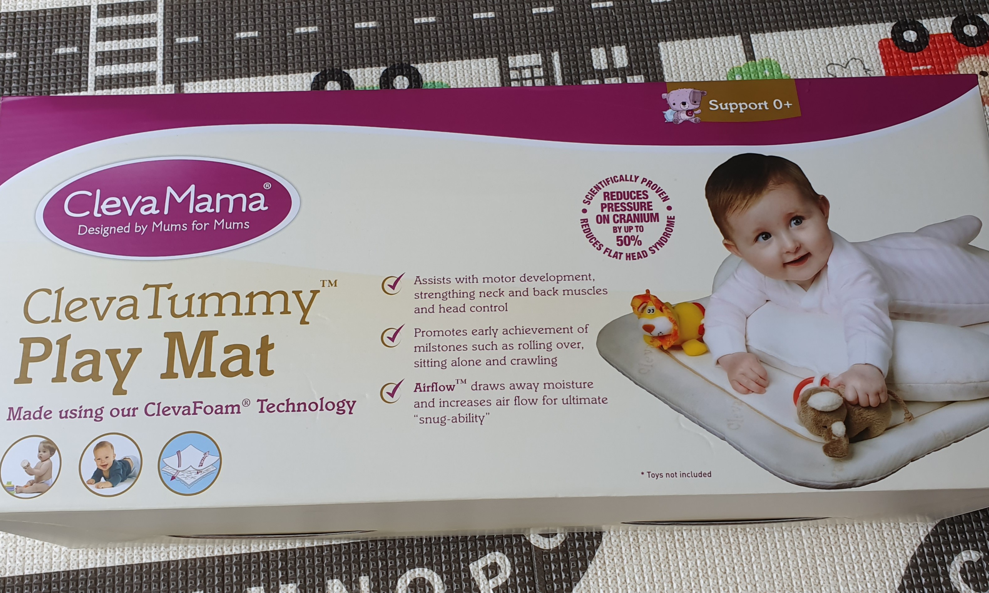 ClevaMama Tummy Play Mat, Babies & Kids, Infant Playtime on Carousell